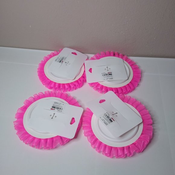 Jewelry | Set Of 4 Large Birthday Fun Pink Glitter Bubble Pins | Poshmark